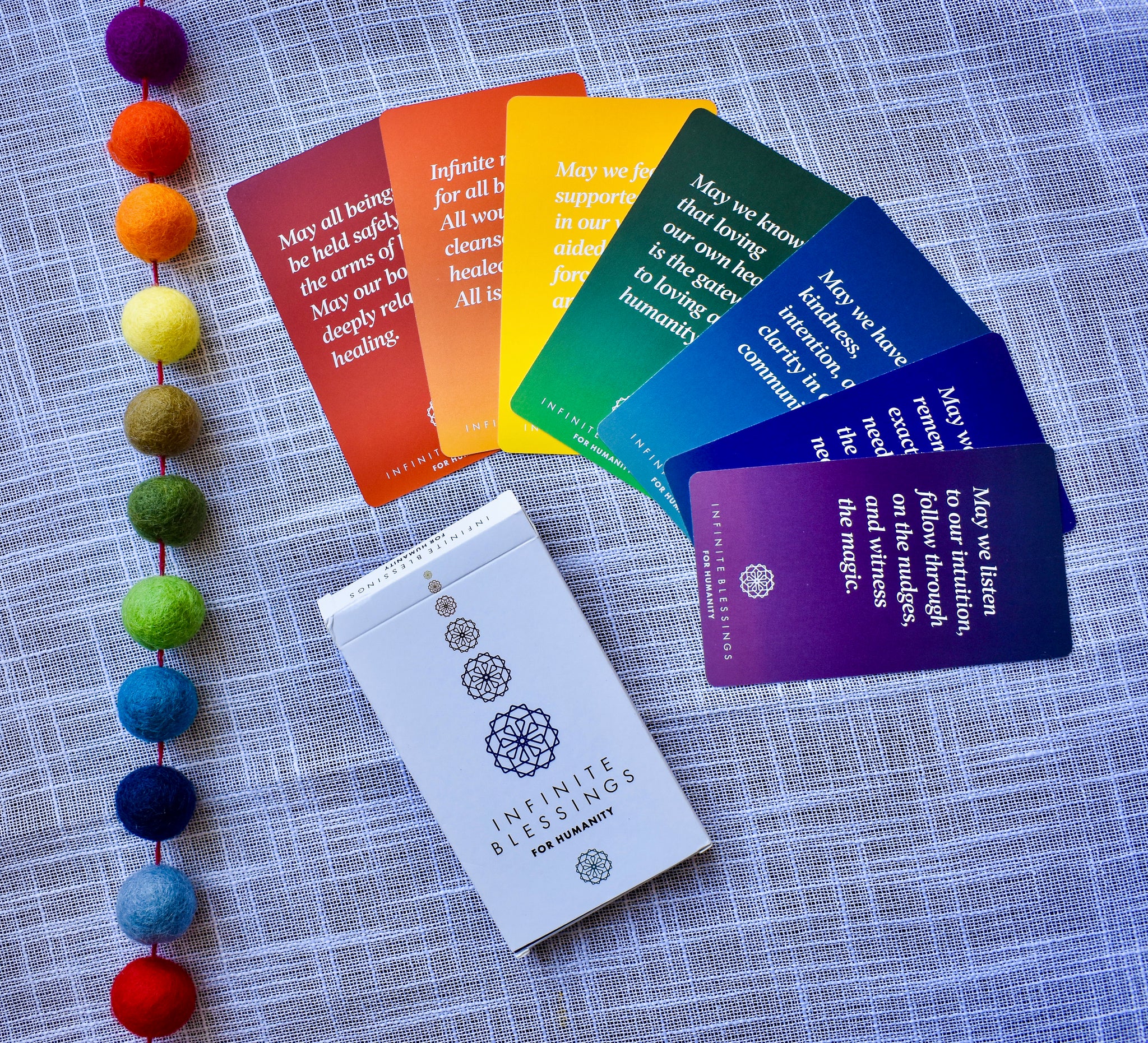 Infinite Blessings Deck – Chakra-Based Affirmation Cards– Games for ...